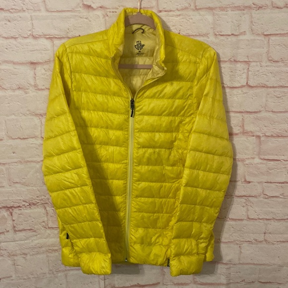 REI | Jackets & Coats | Rei Co Op Lemon Yellow Down Puffer Jacket ...
